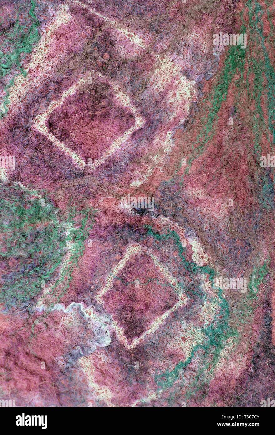 hand-made felt background texture, wool texture, handmade textile Stock ...