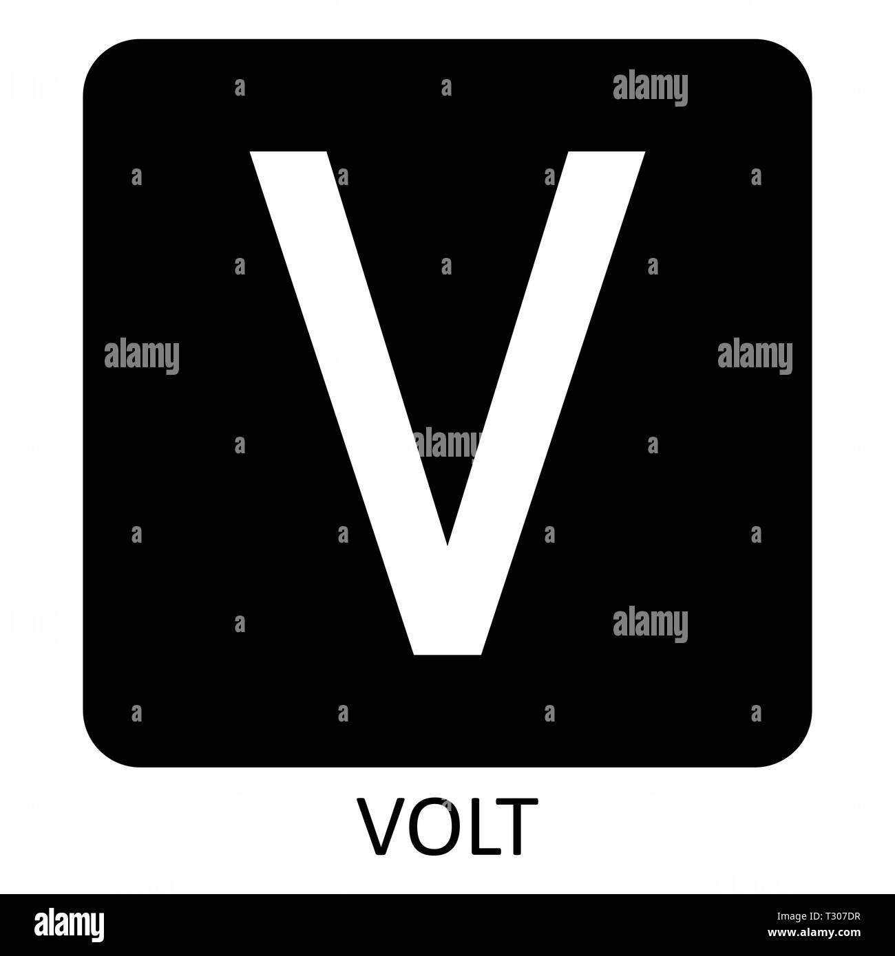 Electrical shock hazard symbol vector Black and White Stock Photos ...