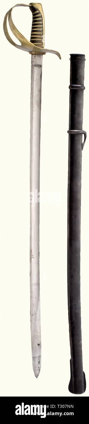 weapons, swords, backsword, sabre, 19th century, Additional-Rights ...