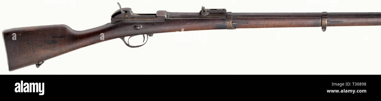 SERVICE WEAPONS, BAVARIA, Werder rifle M 1869, calibre 11 mm, number ...
