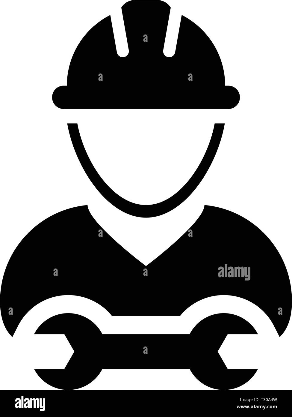 Hard Hat Worker Icon