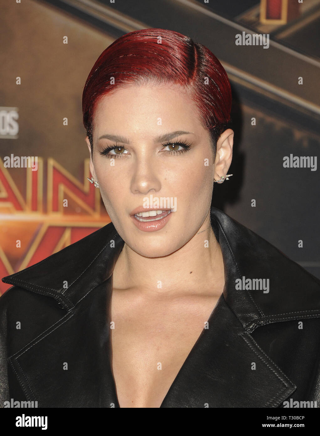 Film Premiere Captain Marvel Featuring: Halsey Where: Los Angeles ...