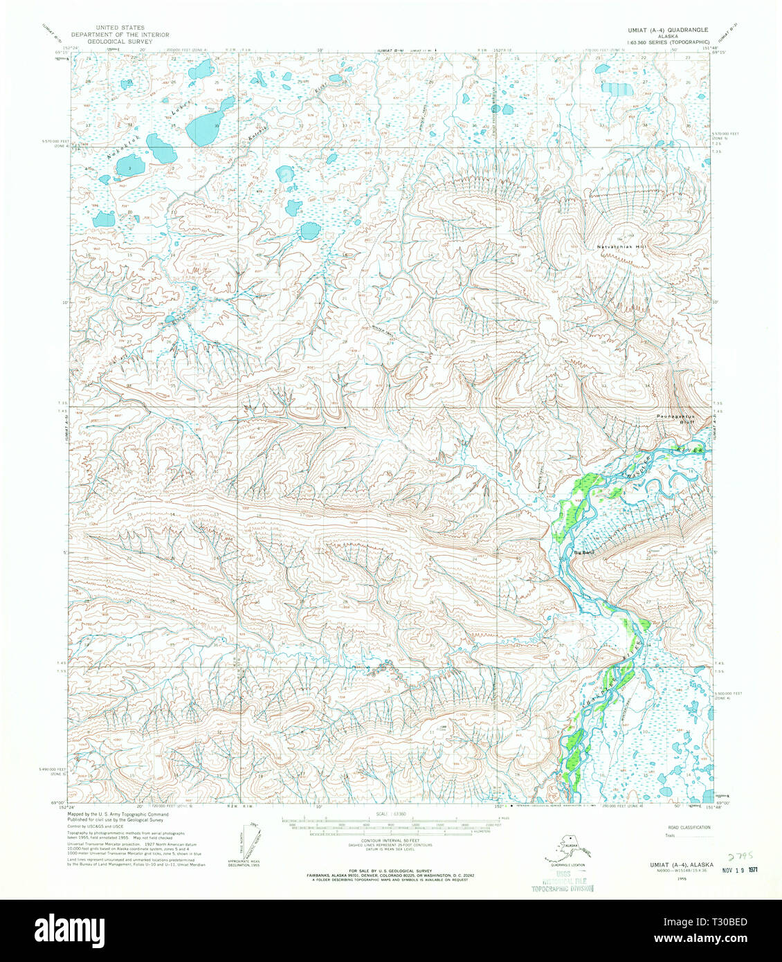 Umiat alaska map hi-res stock photography and images - Alamy