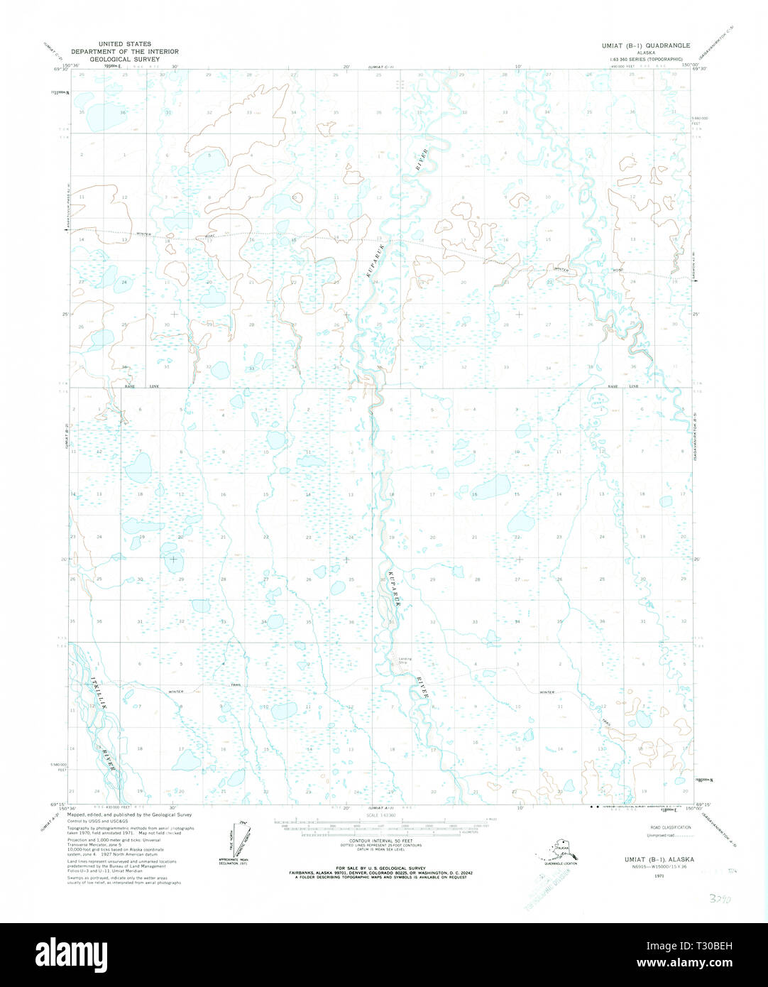 Umiat alaska map hi-res stock photography and images - Alamy