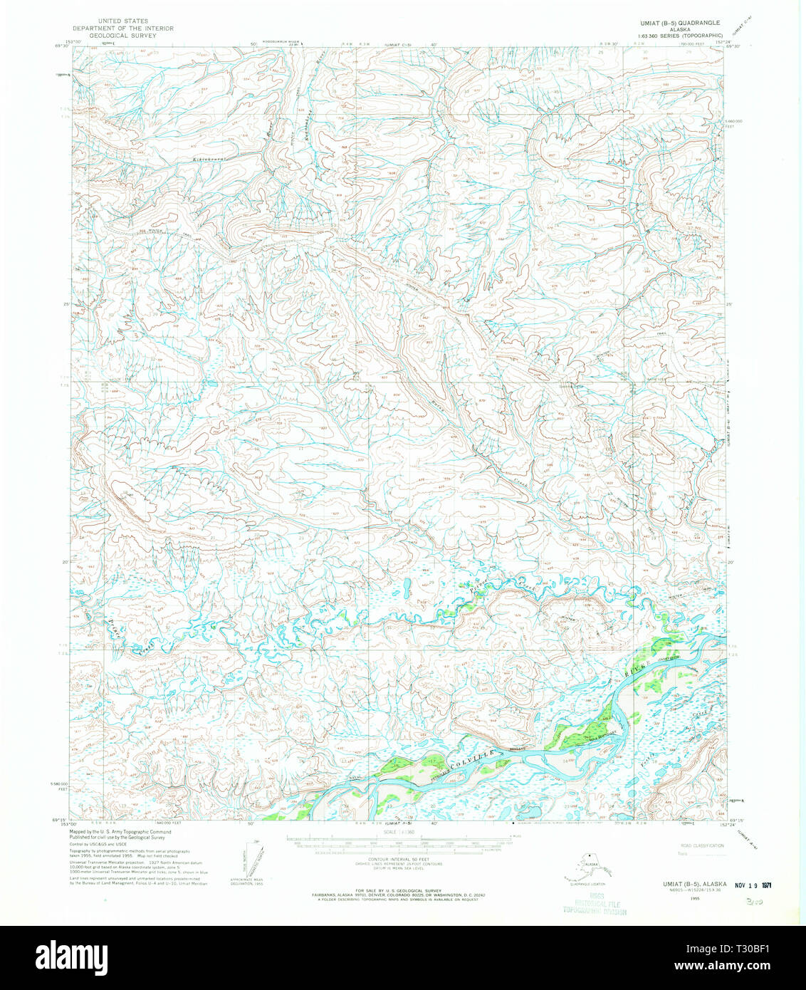 Umiat alaska map hi-res stock photography and images - Alamy