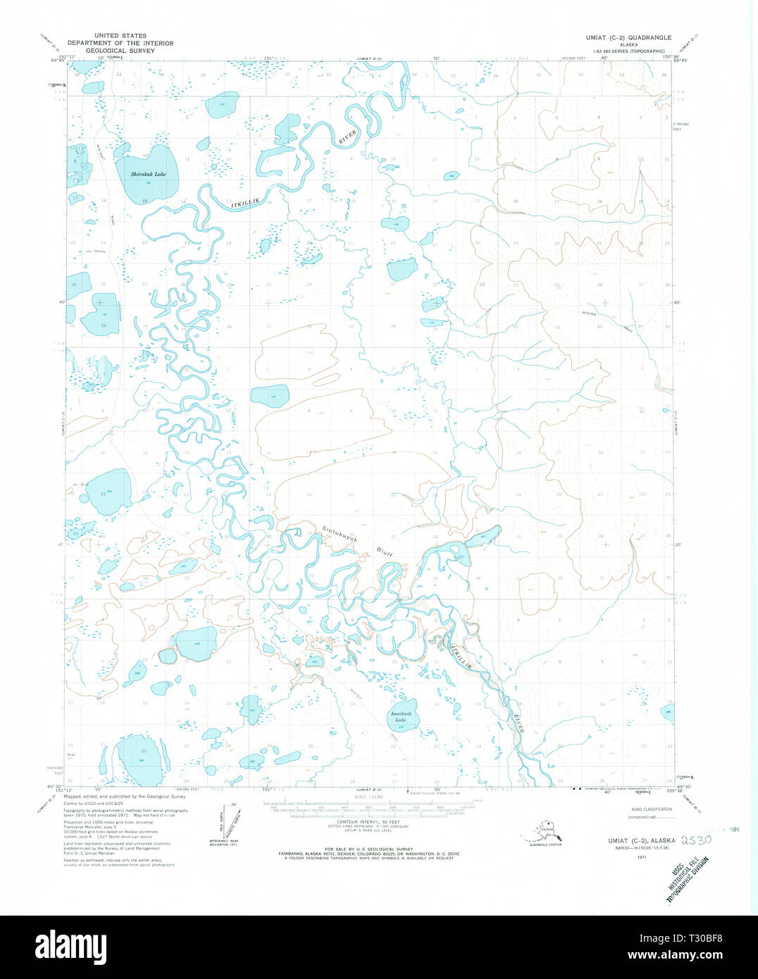 Umiat alaska map hi-res stock photography and images - Alamy