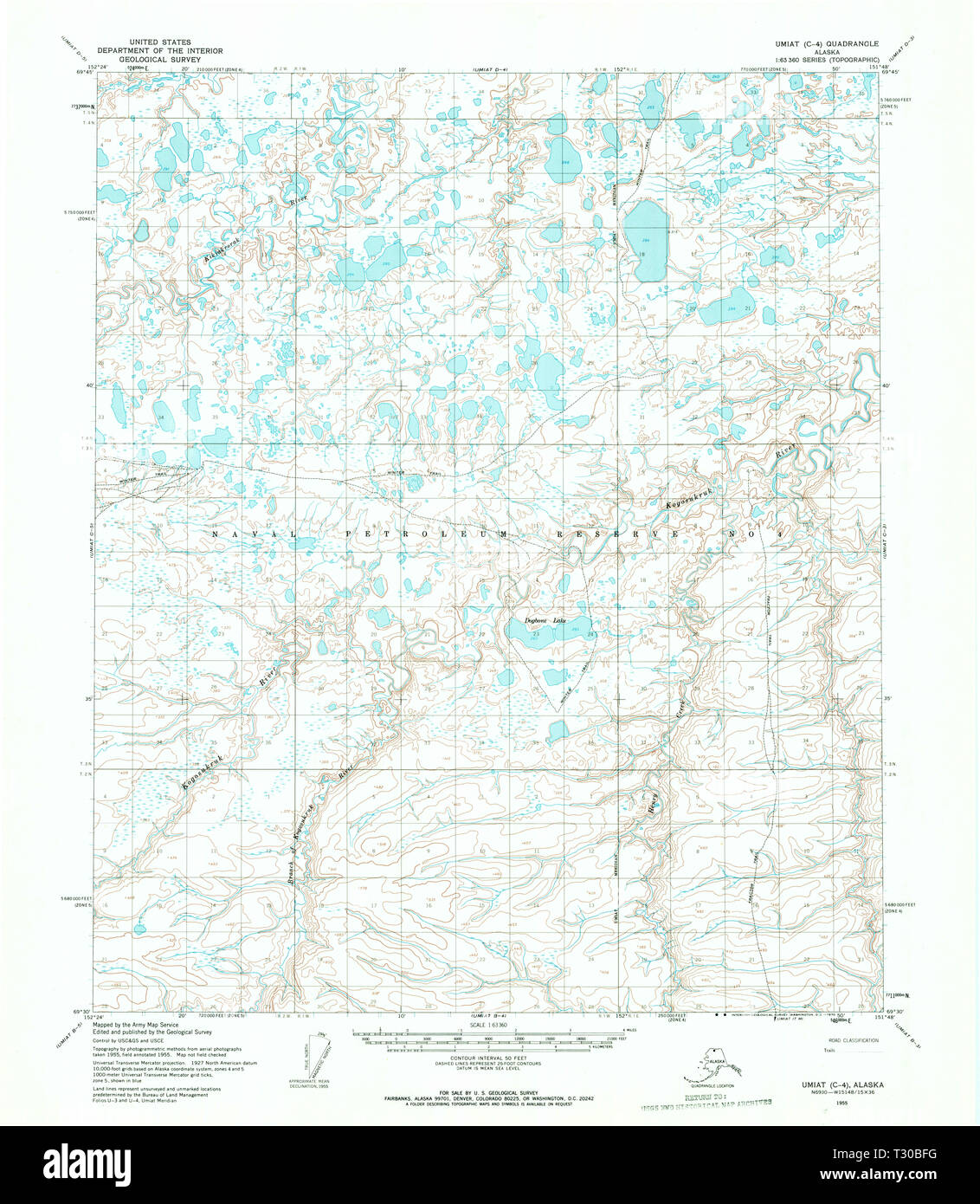 Umiat map hi-res stock photography and images - Alamy