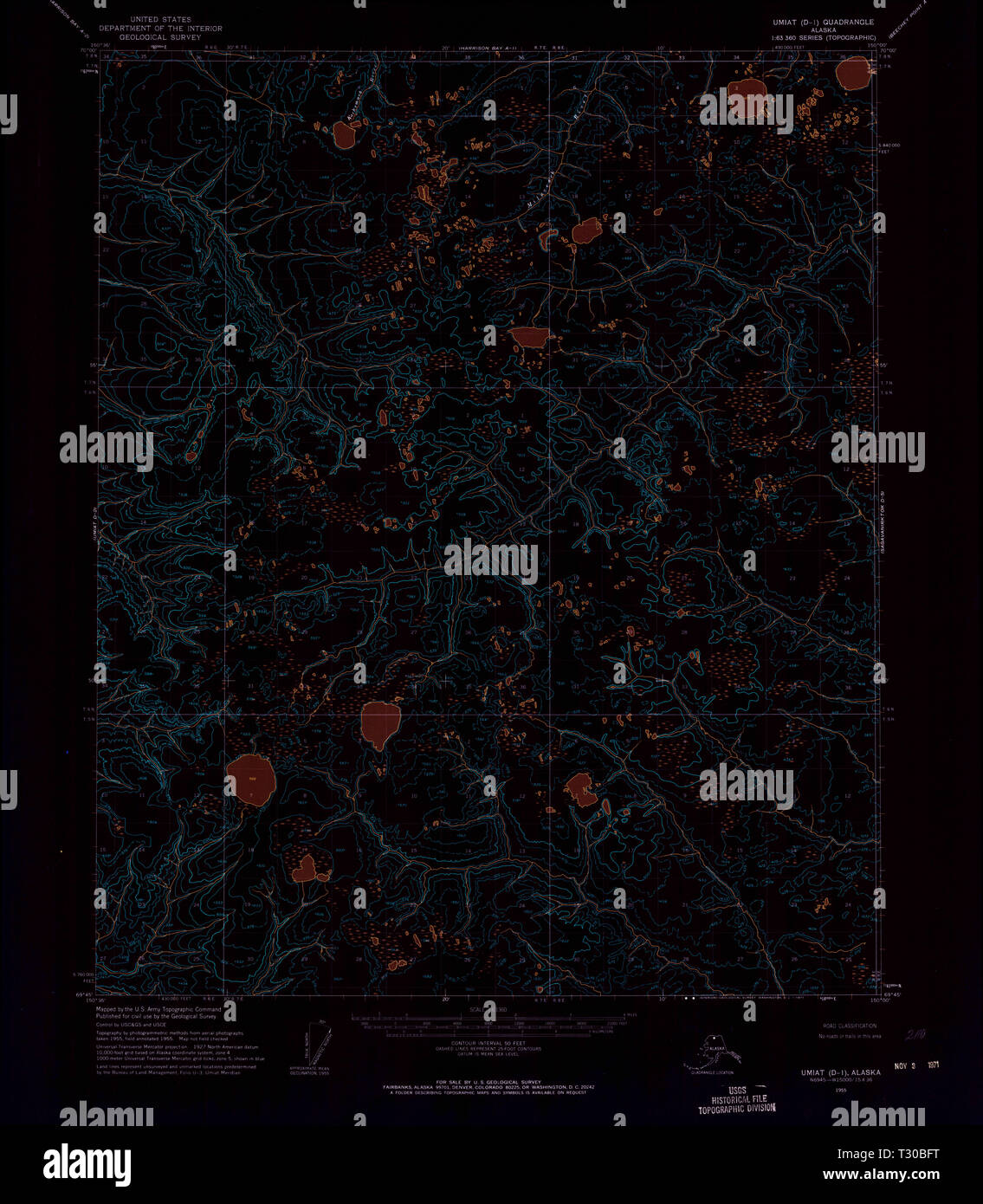 Umiat alaska map hi-res stock photography and images - Alamy