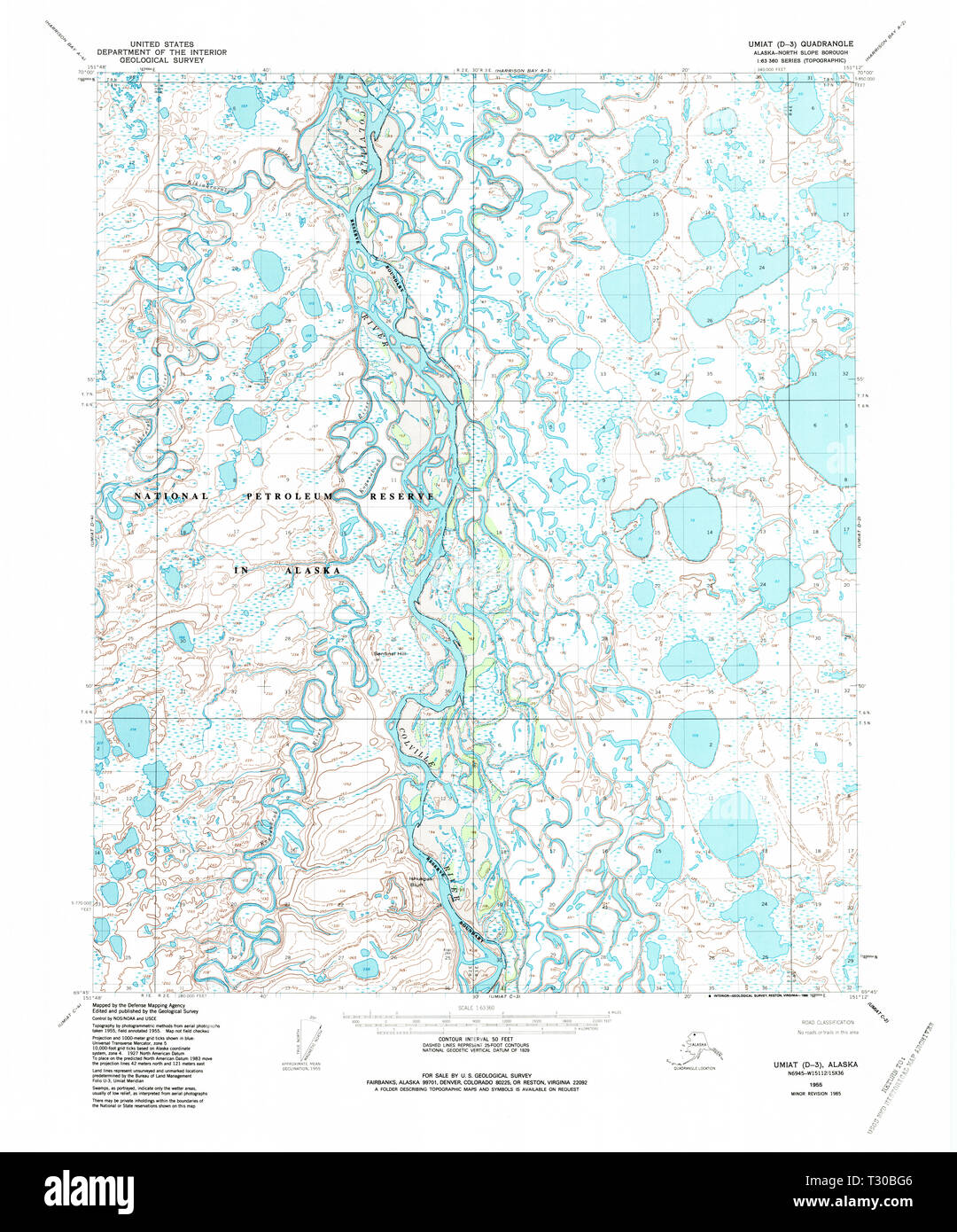 Umiat map Cut Out Stock Images & Pictures - Alamy