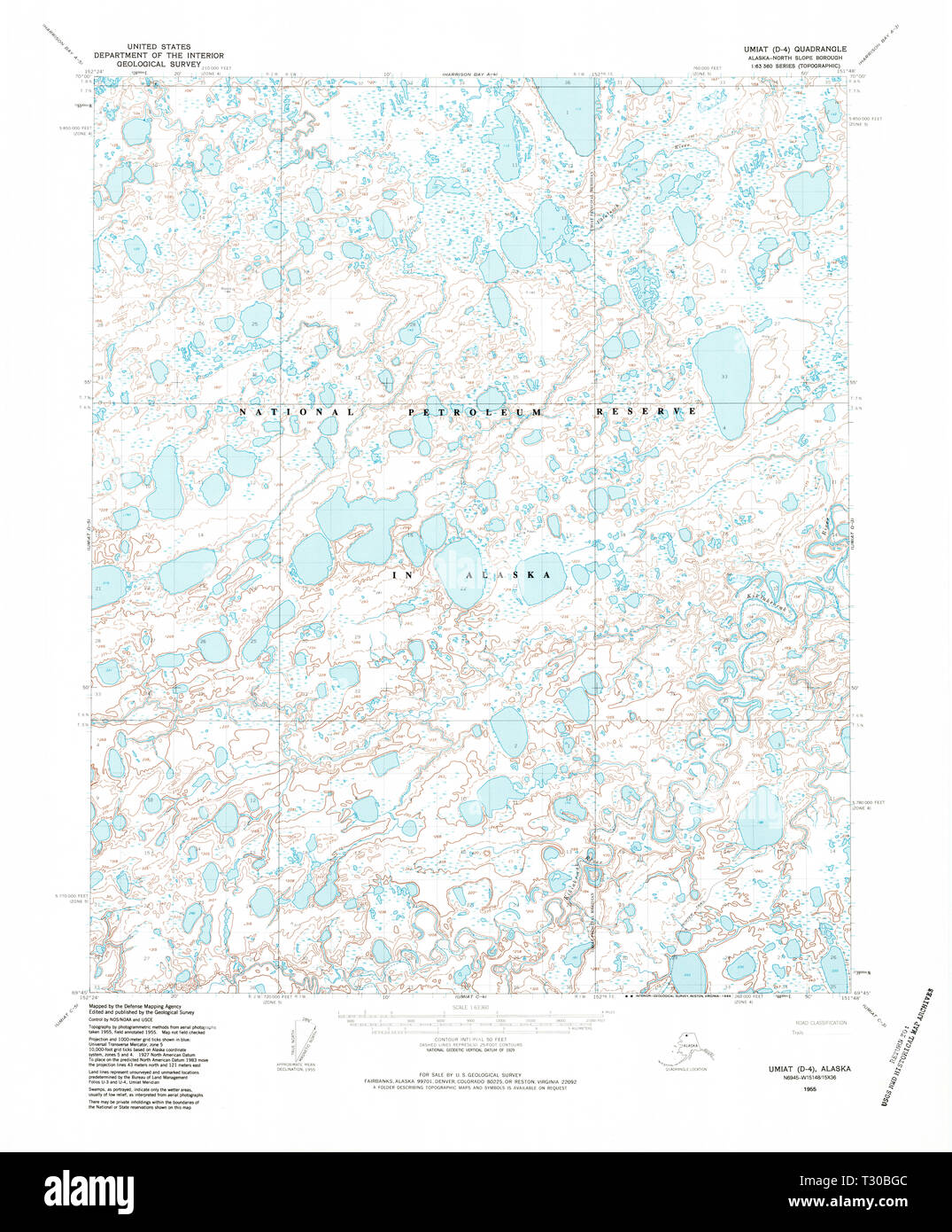 Umiat alaska map hi-res stock photography and images - Alamy