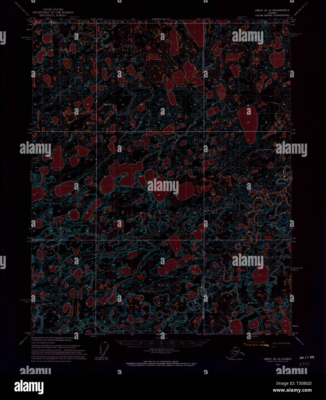 Umiat alaska map hi-res stock photography and images - Alamy