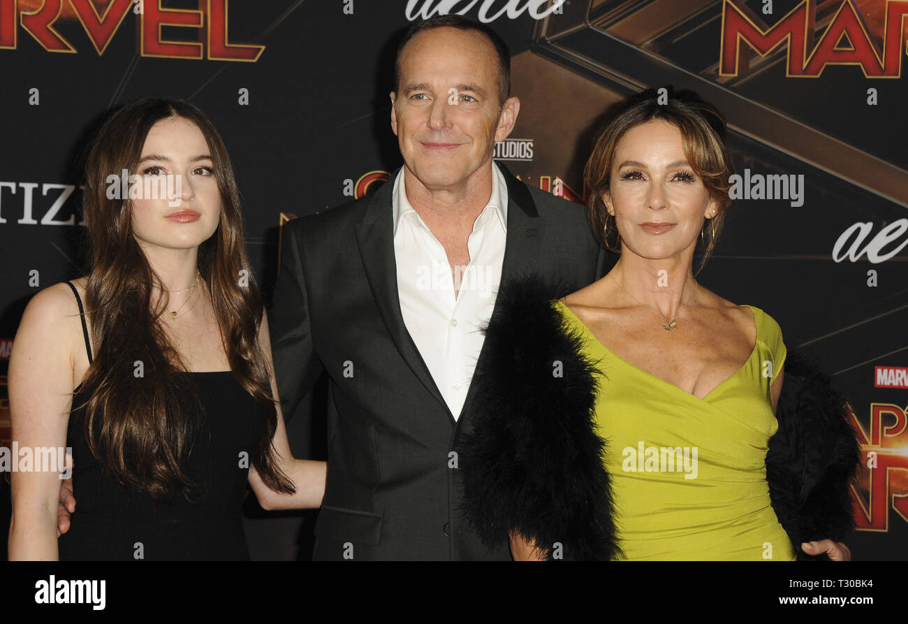 Film Premiere Captain Marvel Featuring: Stella Gregg, Clark Gregg ...