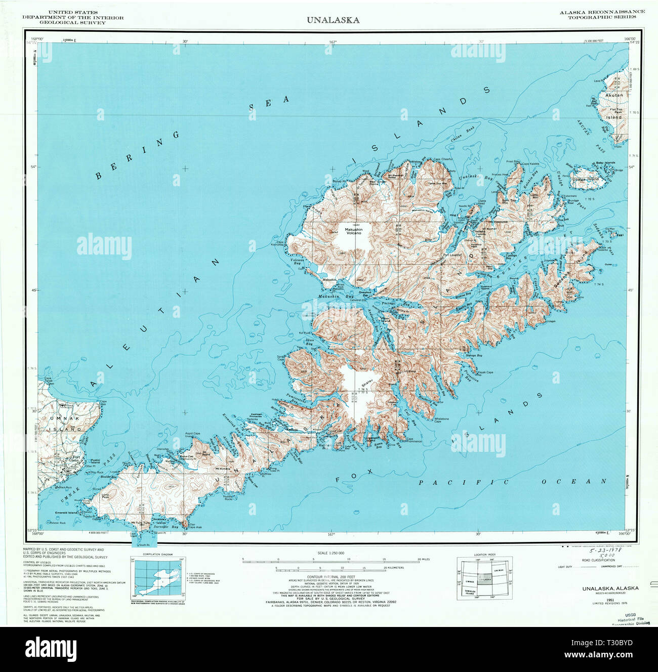 Alaska topographical map hi-res stock photography and images - Alamy