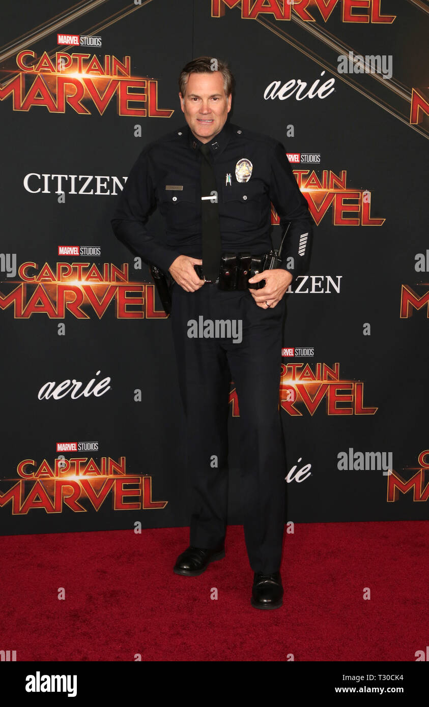 The world premiere of Marvel Studios’ “Captain Marvel,” Featuring: LAPD ...