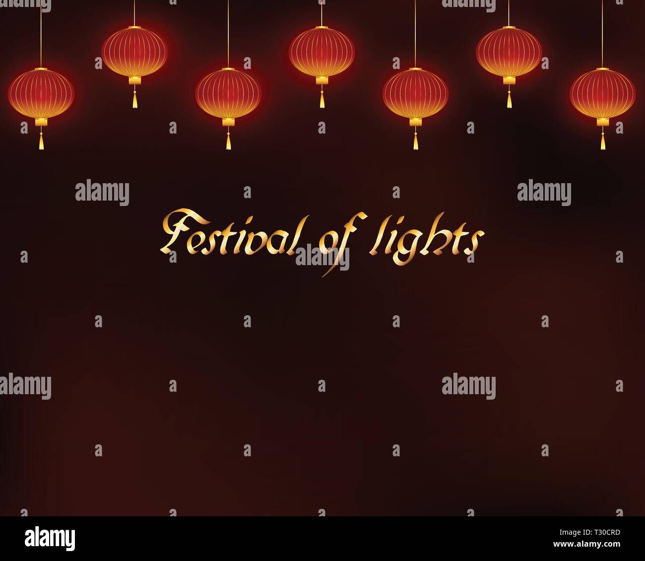 Red lights in dark Stock Vector Images - Alamy