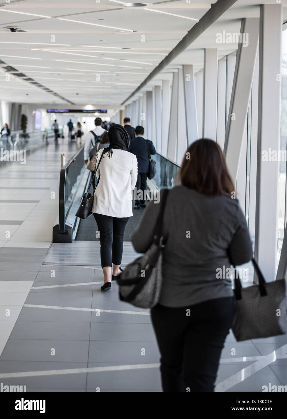 Dubai metro crowd hi-res stock photography and images - Alamy