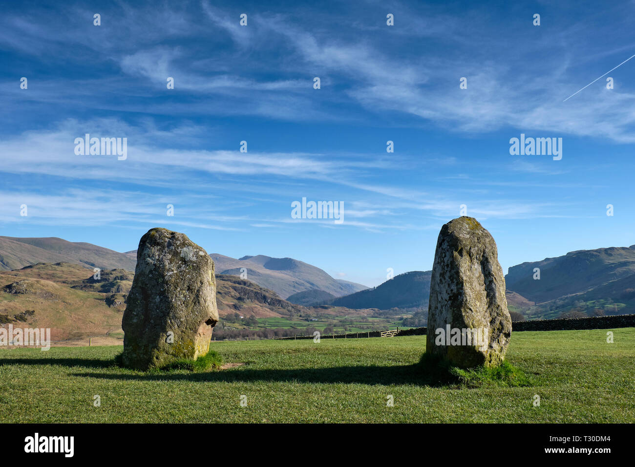 Castlerigg Stone Circle, Keswick, Lake District, Cumbria Stock Photo ...