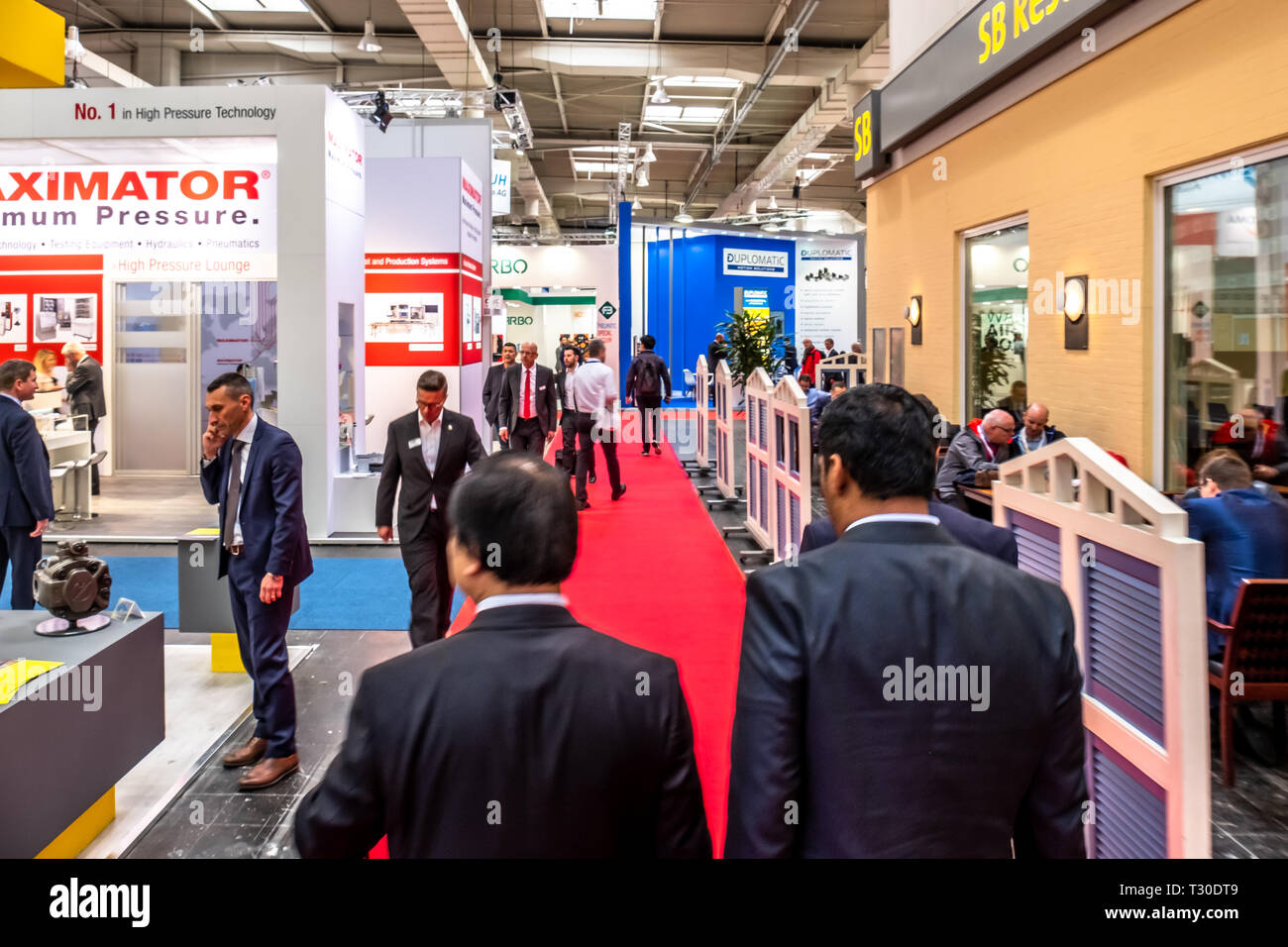 HANNOVER / GERMANY - APRIL 02 2019 : The HANNOVER FAIR remains the ...