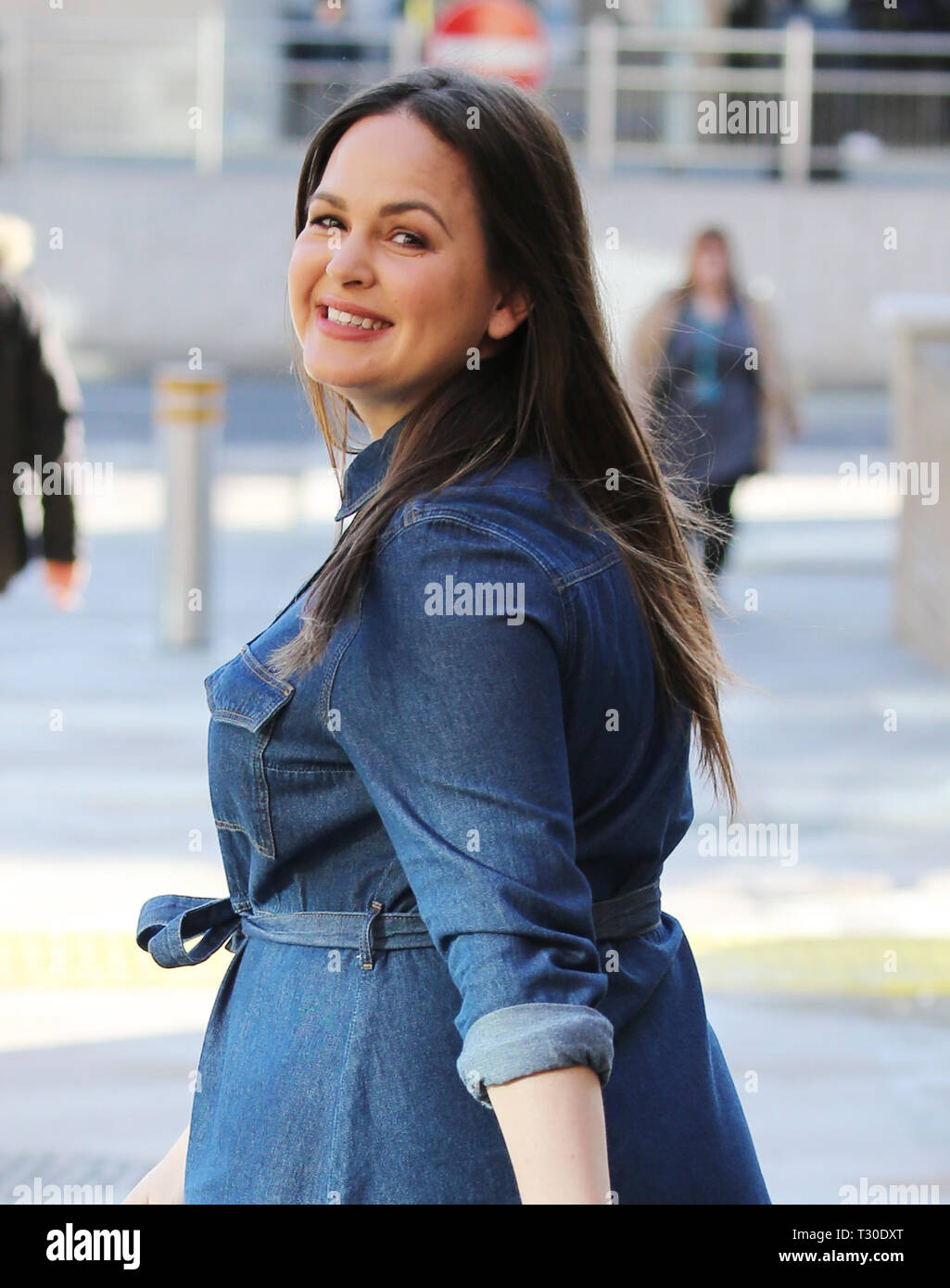 Giovanna Fletcher outside ITV Studios Featuring: Giovanna Fletcher ...