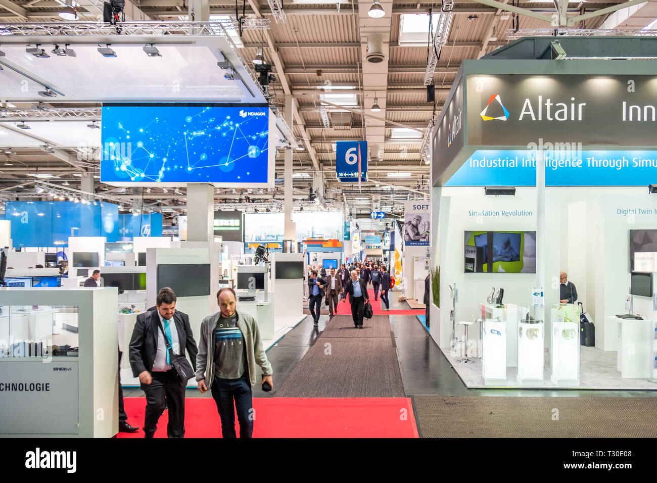 HANNOVER / GERMANY - APRIL 02 2019 : The HANNOVER FAIR remains the ...