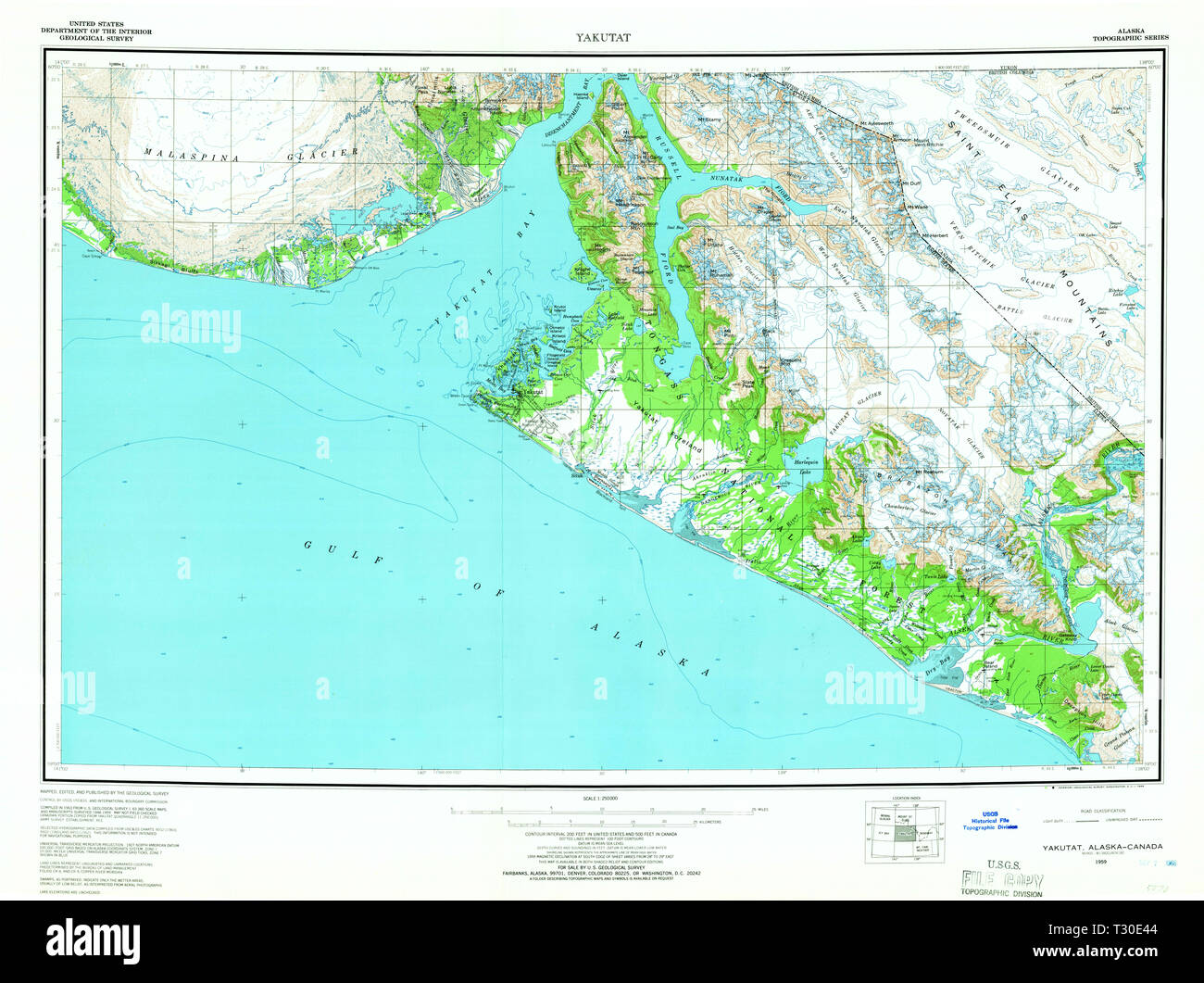 Alaska Map Topographic High Resolution Stock Photography and Images - Alamy
