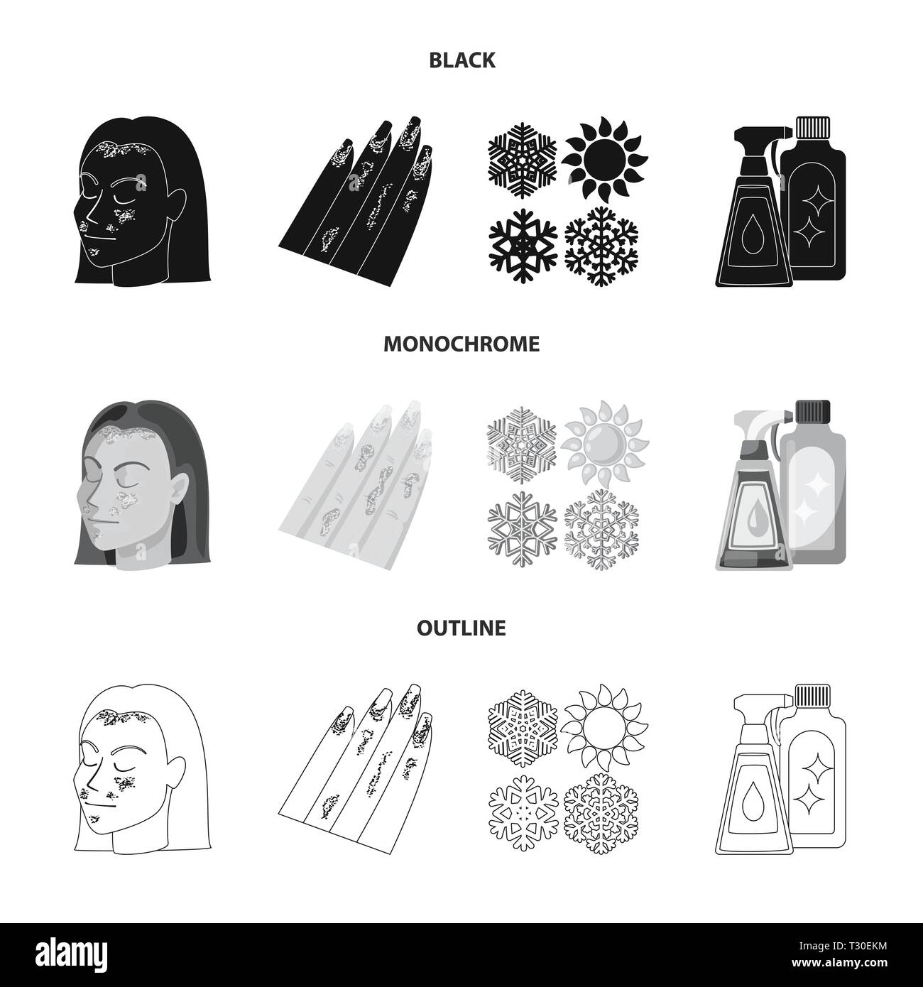 Heat rash Stock Vector Images - Alamy