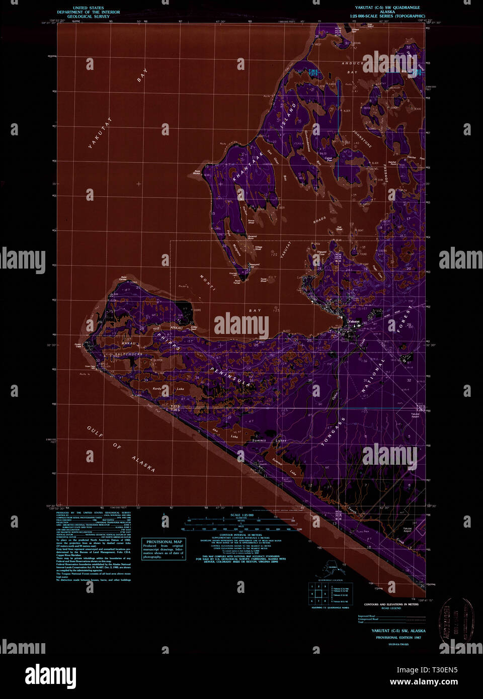 Sw alaska map hi-res stock photography and images - Alamy