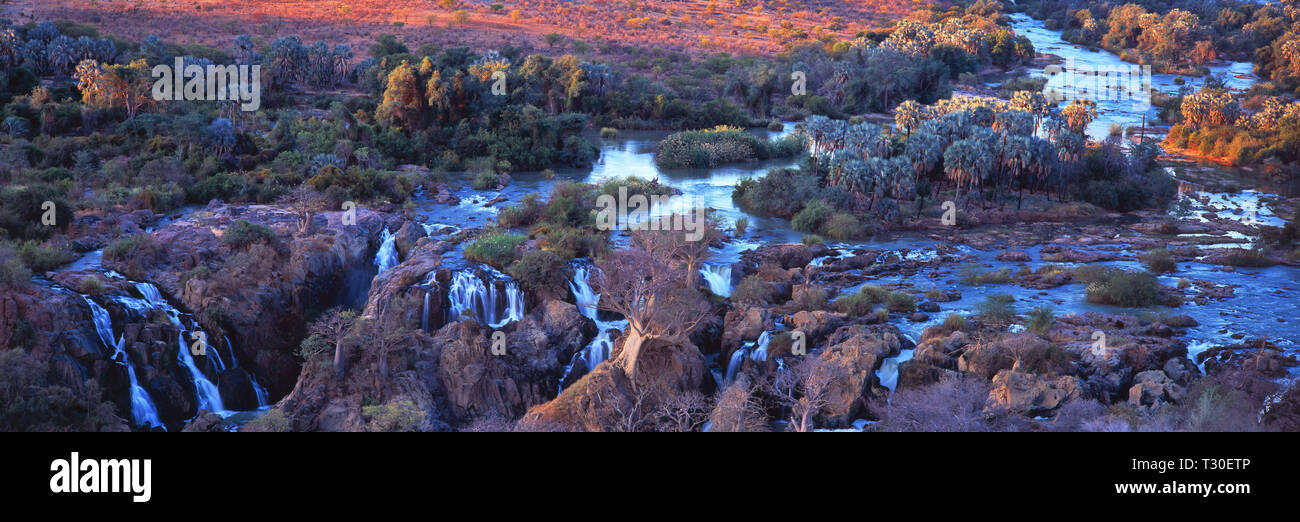 view of waterfall in namibia Stock Photo - Alamy