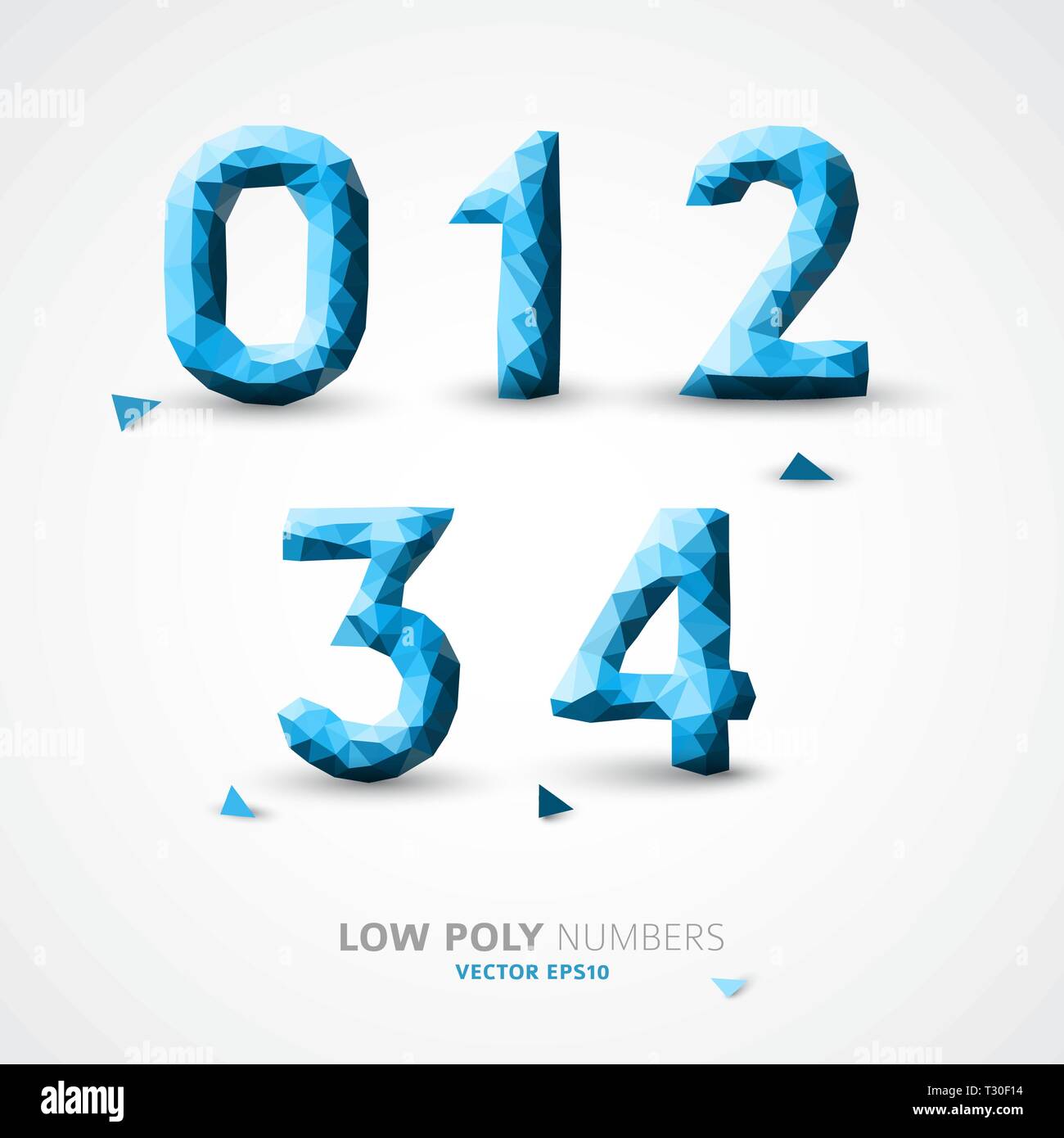 Low poly crystal font hi-res stock photography and images - Alamy