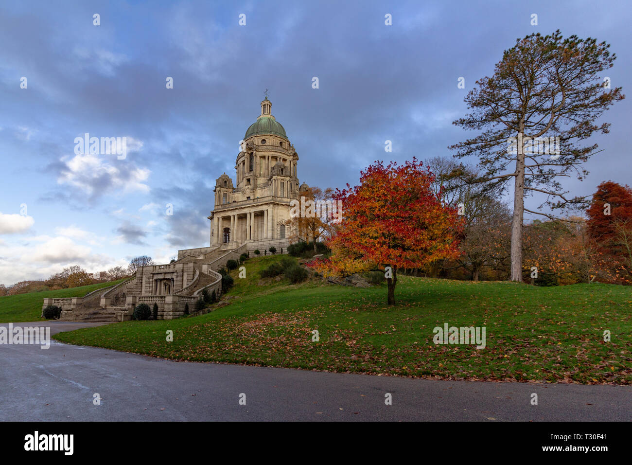 The Ashton Memorial is located at the highest point in Williamson Park ...