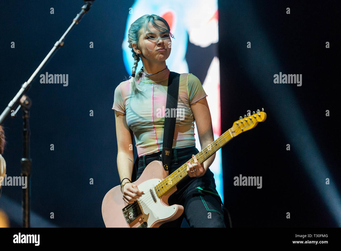 Denmark, Copenhagen - February 11, 2019. The American punk rock band ...