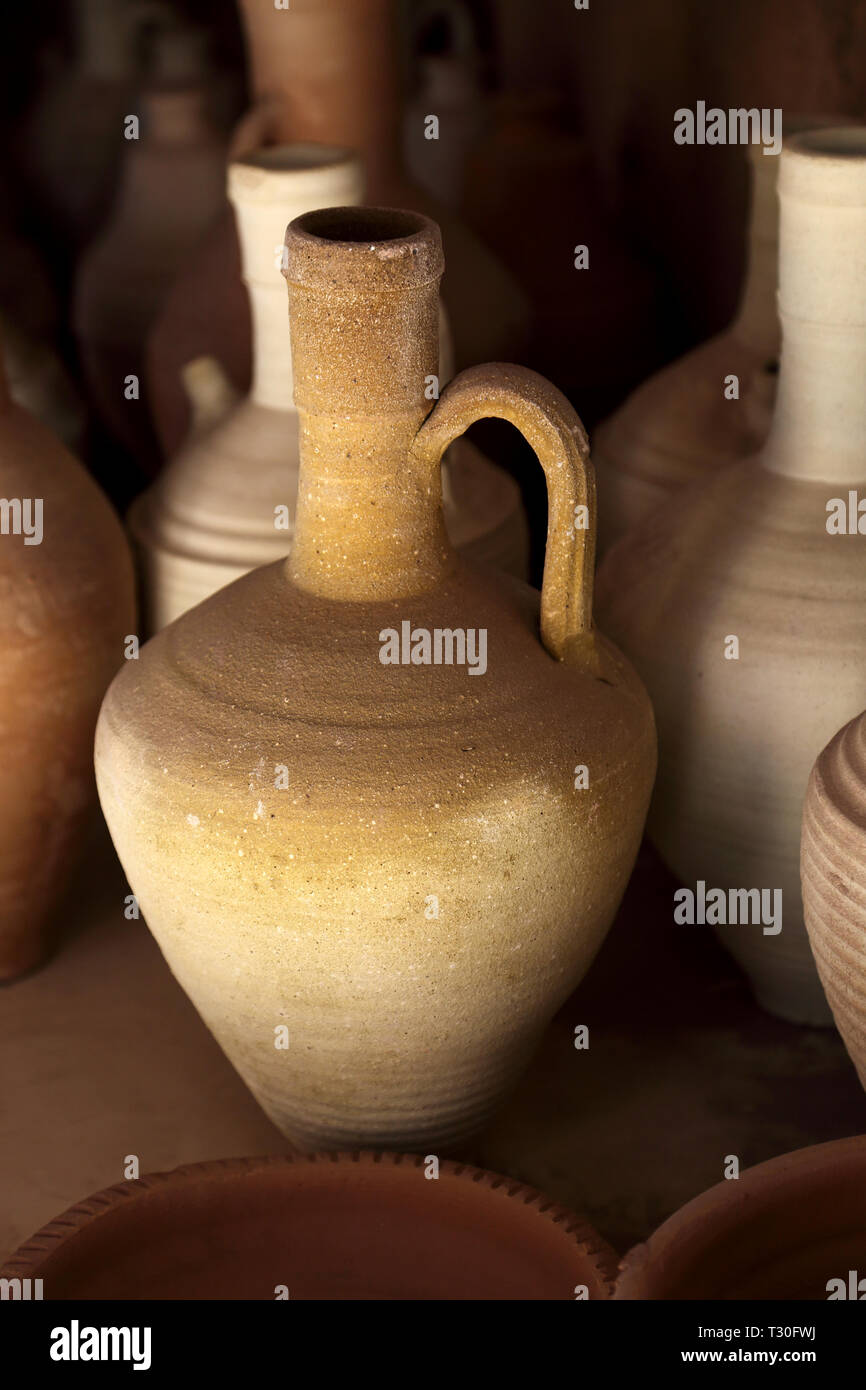 Traditional Wheel Thrown Pottery in Saudi Arabia Stock Photo - Alamy