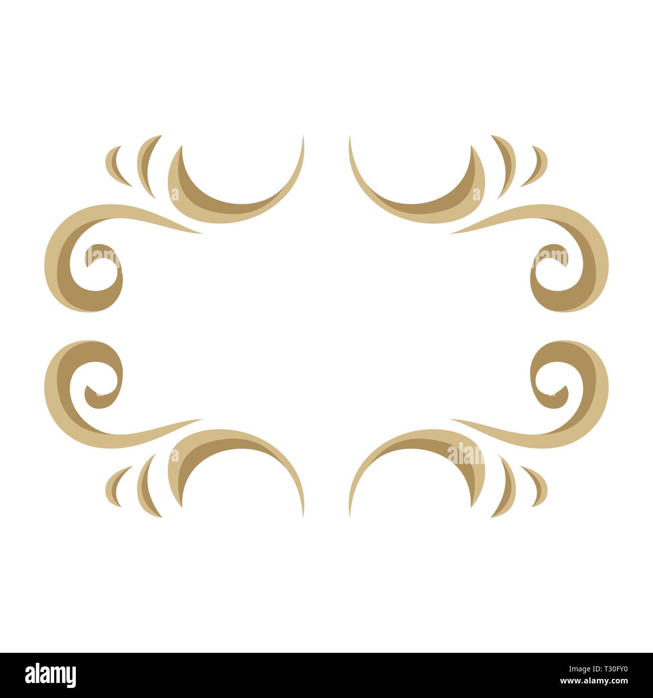 Gilded with gold leaf Stock Vector Images - Alamy