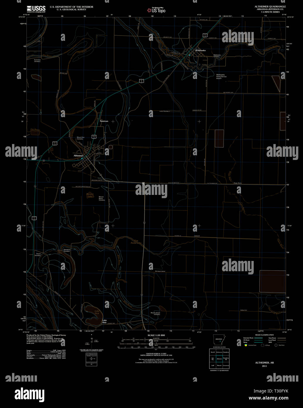 Map of altheimer hi-res stock photography and images - Alamy