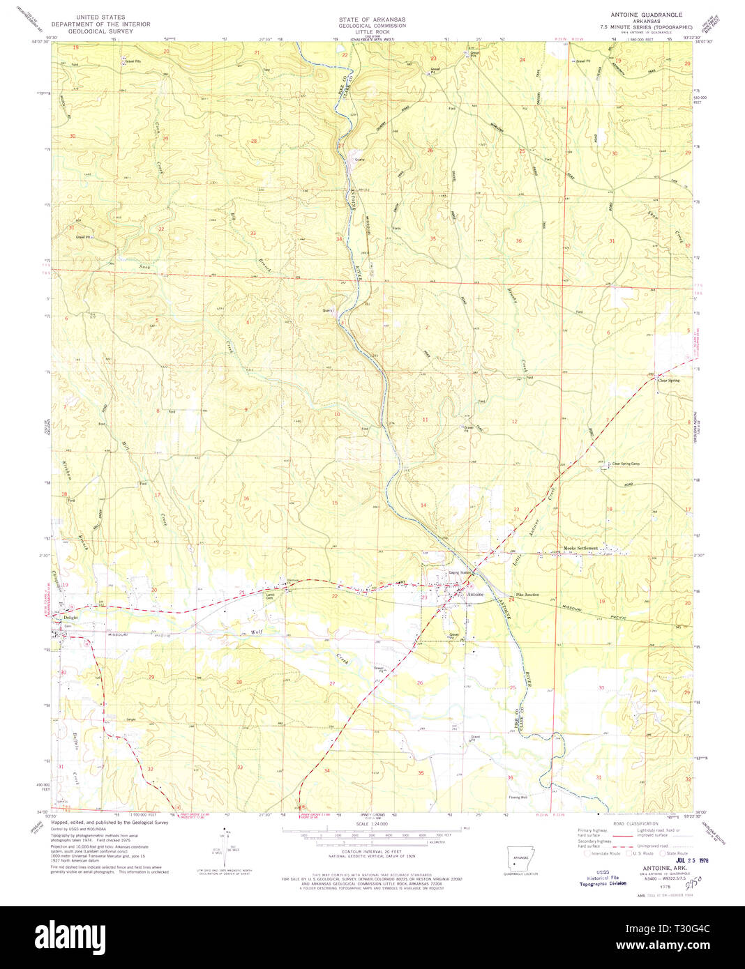 1975 united states map Cut Out Stock Images & Pictures - Alamy