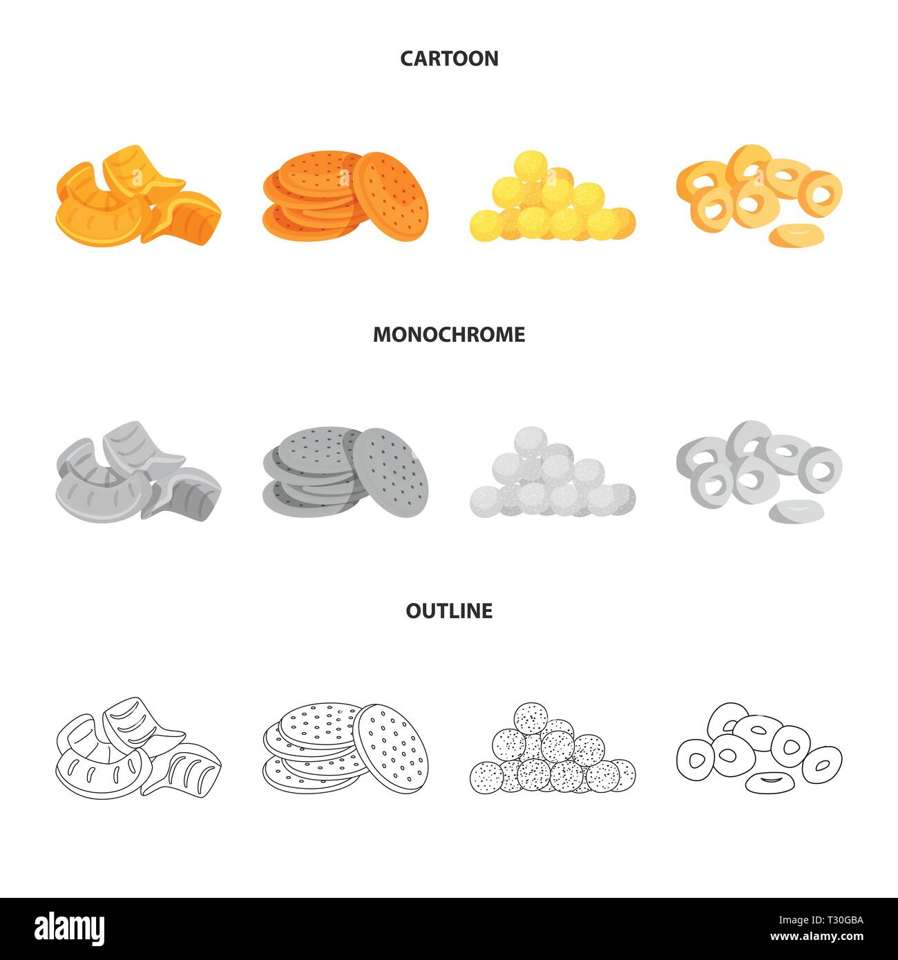 Crackers and fruit Stock Vector Images - Alamy