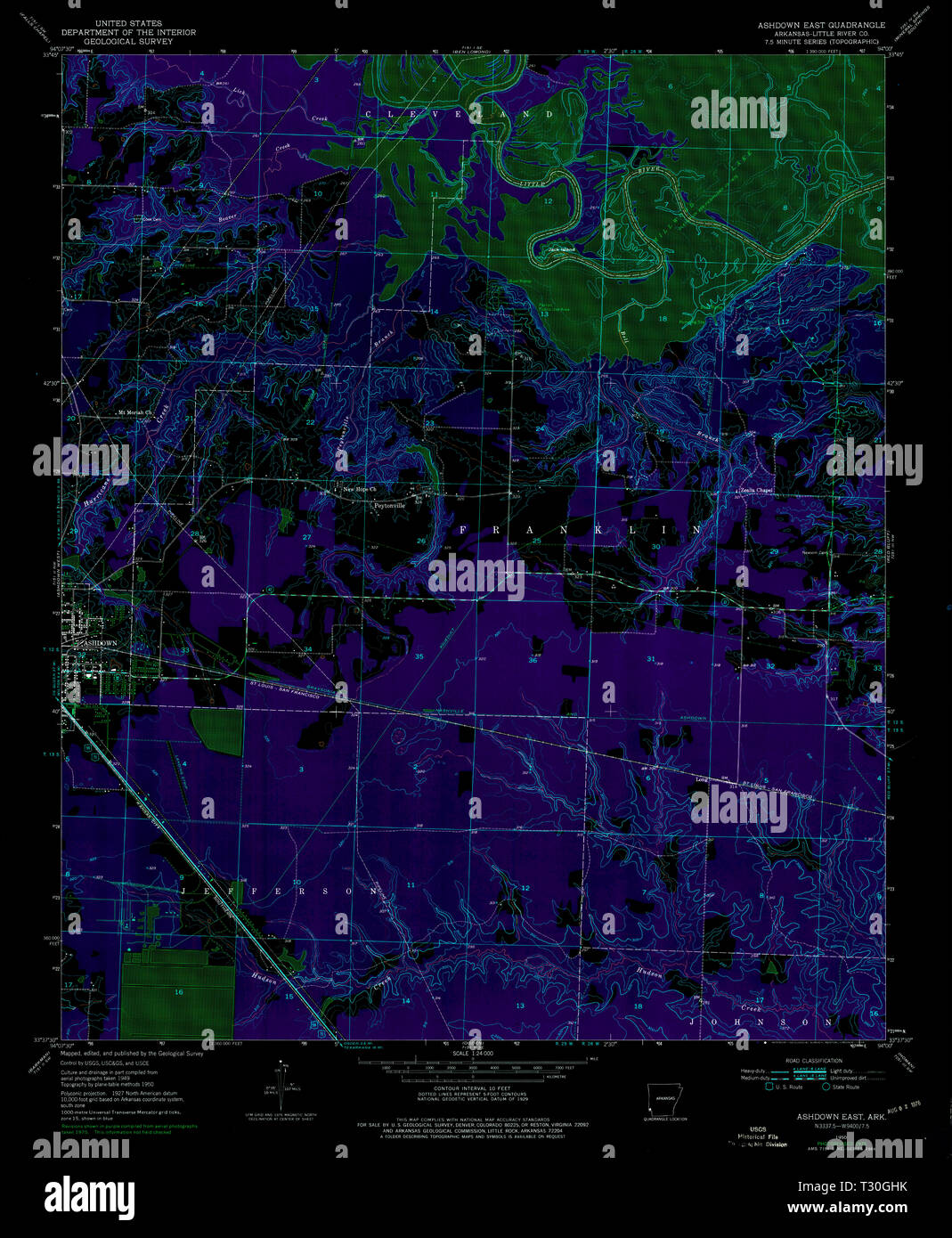 Map of ashdown hi-res stock photography and images - Alamy