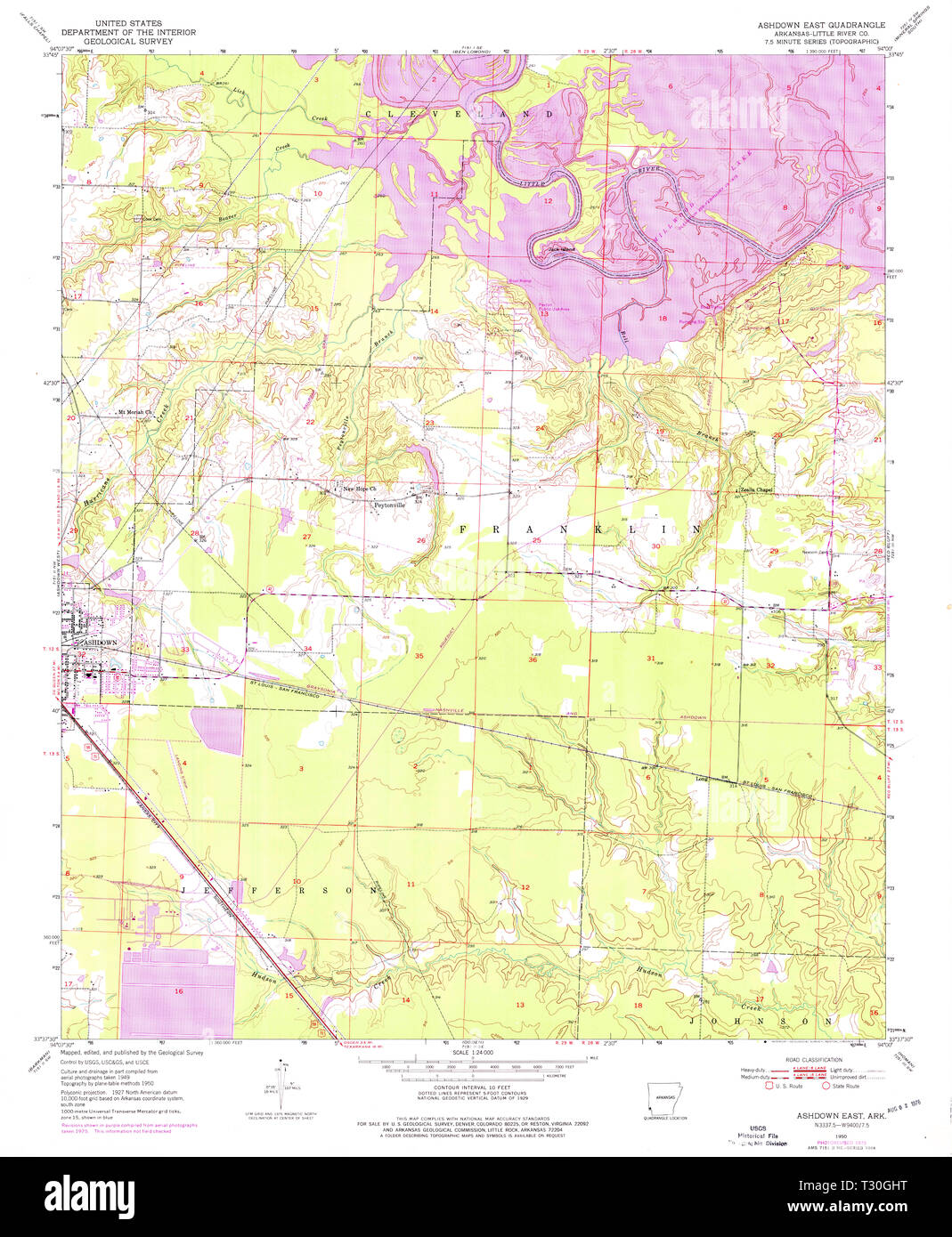 Map of ashdown hi-res stock photography and images - Alamy
