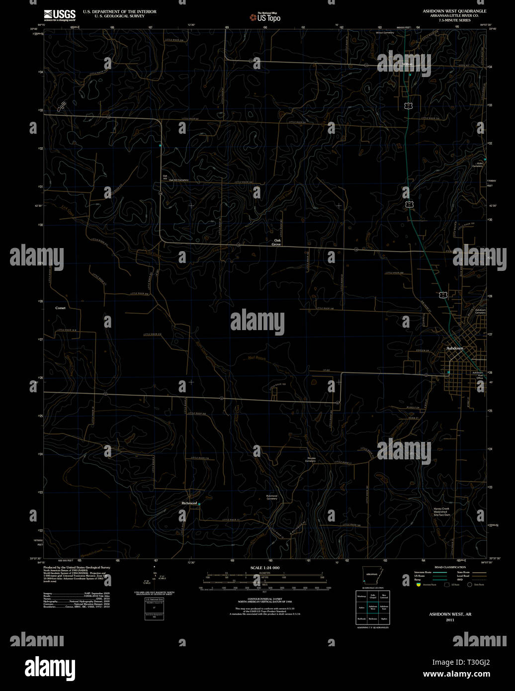 Map of ashdown hi-res stock photography and images - Alamy