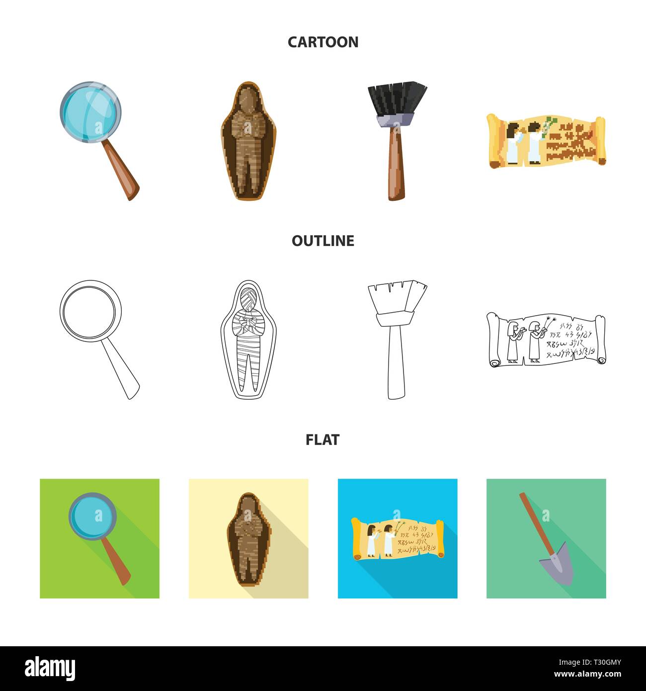 Ancient egypt tool Stock Vector Images - Alamy