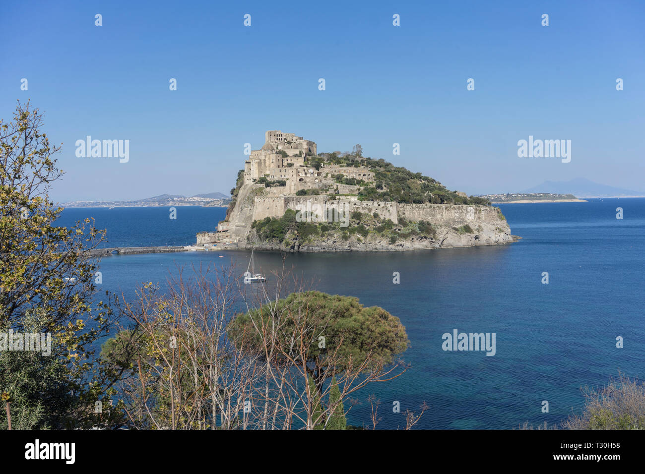 Ischia aragonese castle hi-res stock photography and images - Alamy
