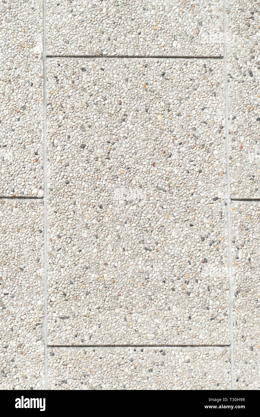 Gray concrete wall, concrete slabs on a house wall Stock Photo - Alamy