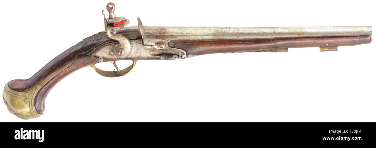 Small arms, pistols, flintlock pistol, calibre 16 mm, Balkan-Turkish ...
