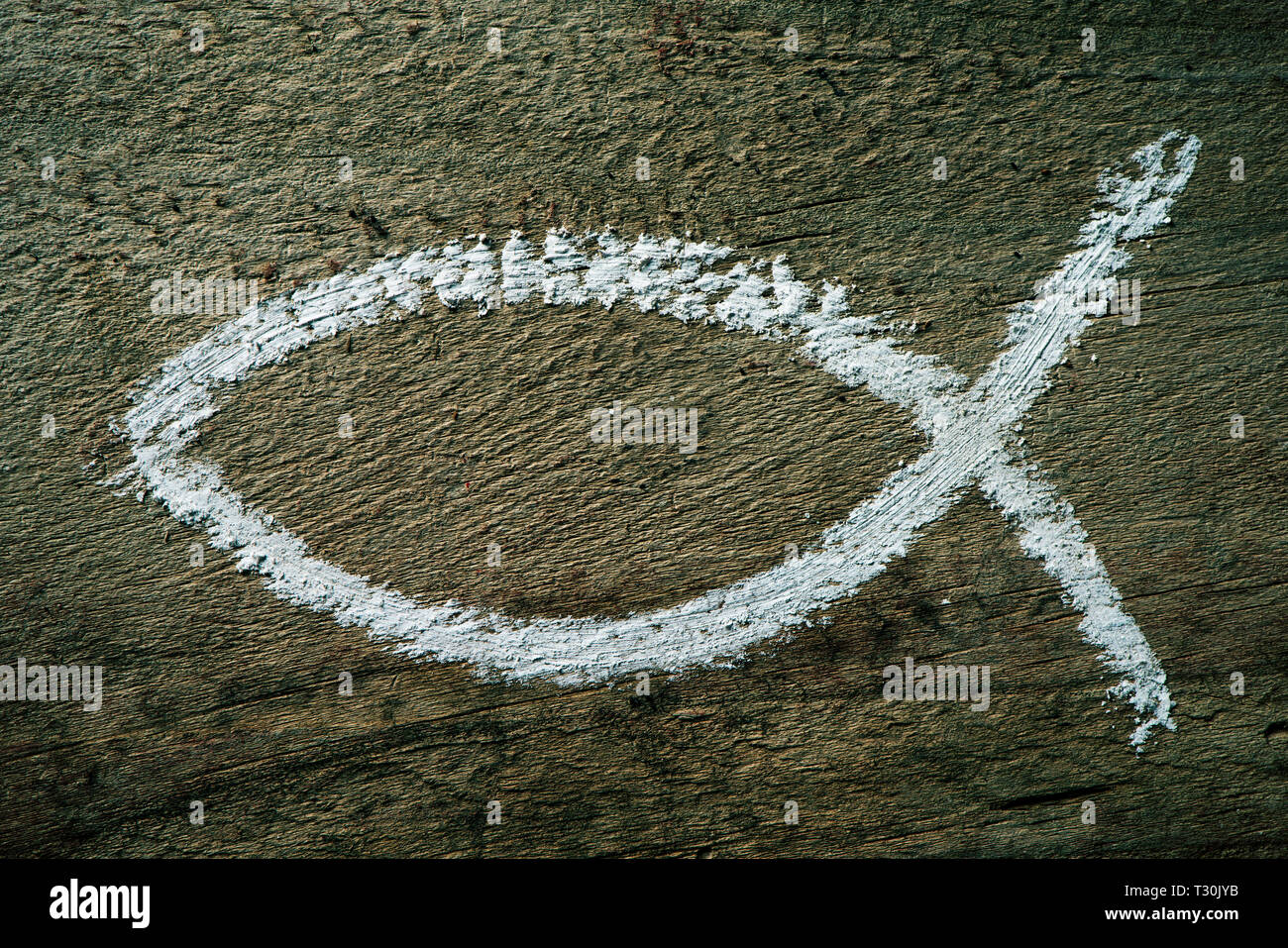 Christianity Fish In Sand