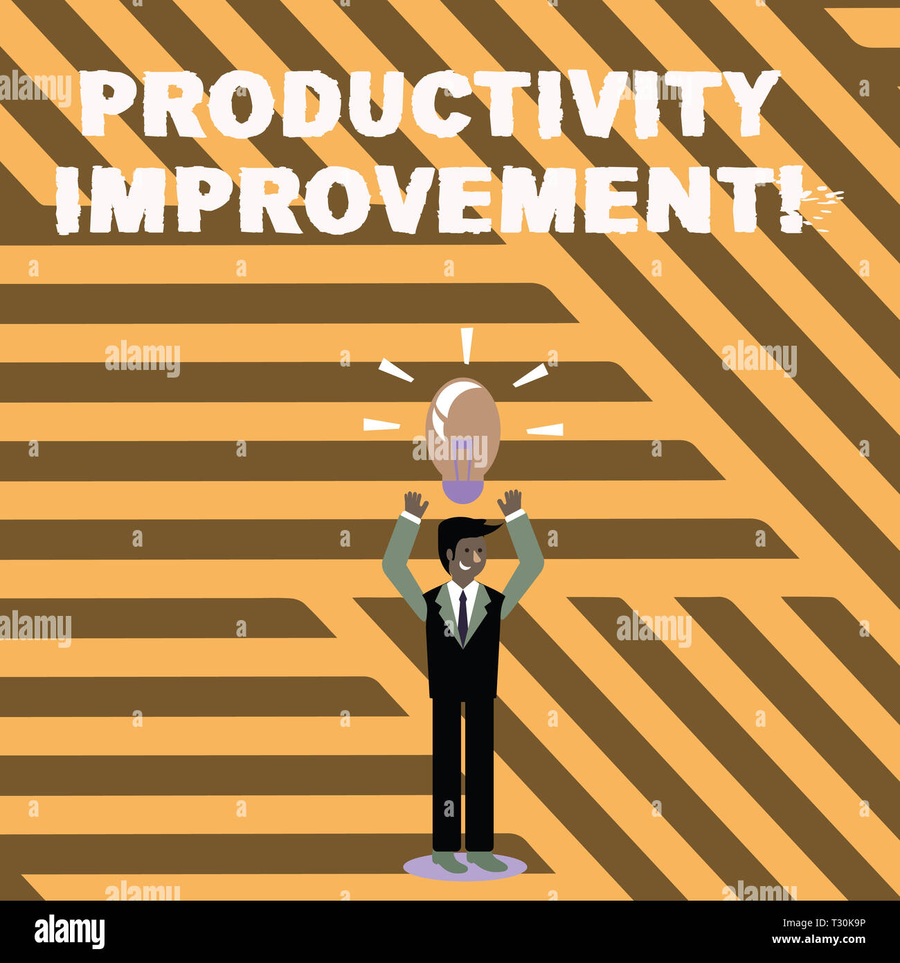 Text sign showing Productivity Improvement. Business photo showcasing ...