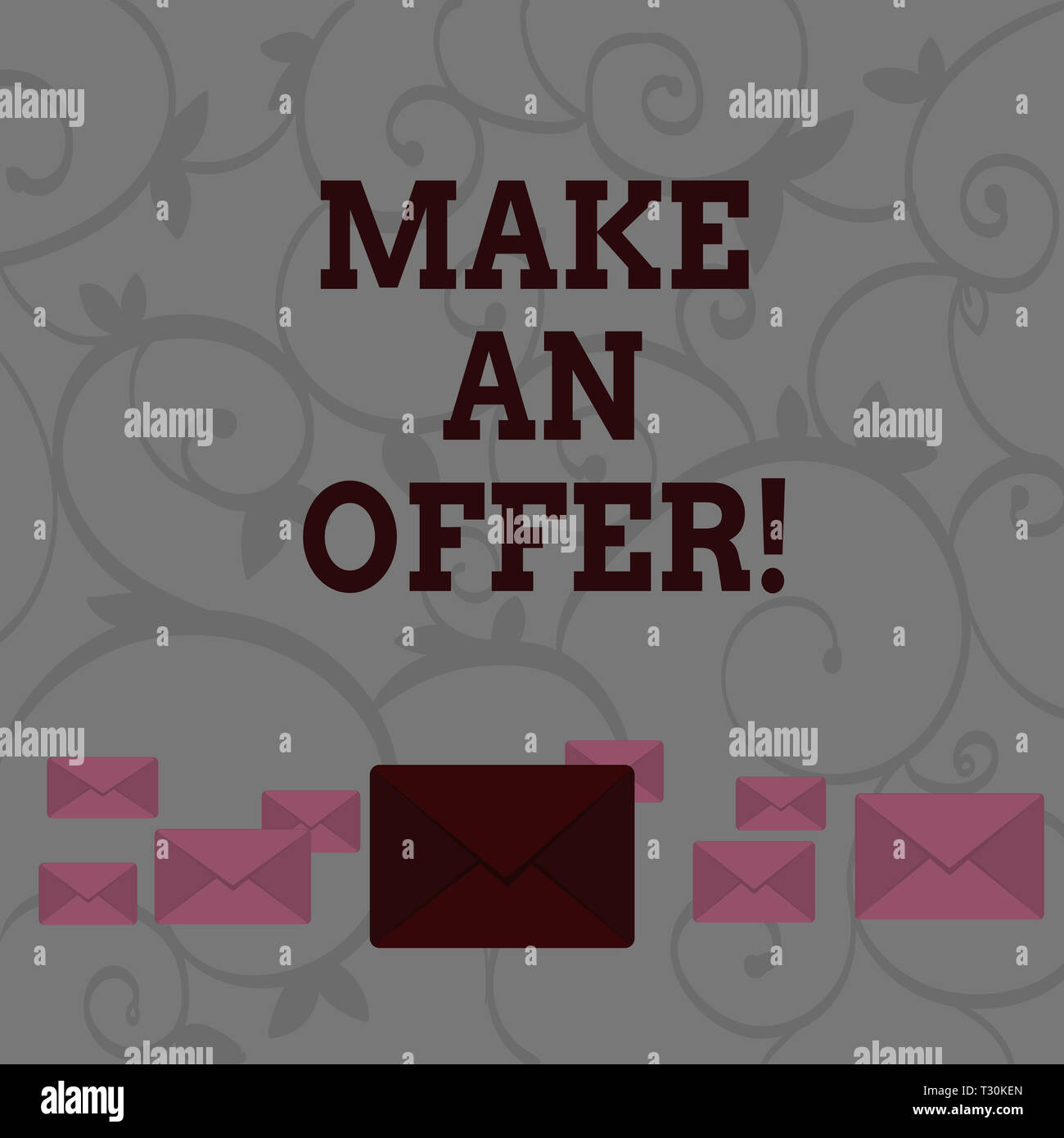 Conceptual hand writing showing Make An Offer. Concept meaning one will ...