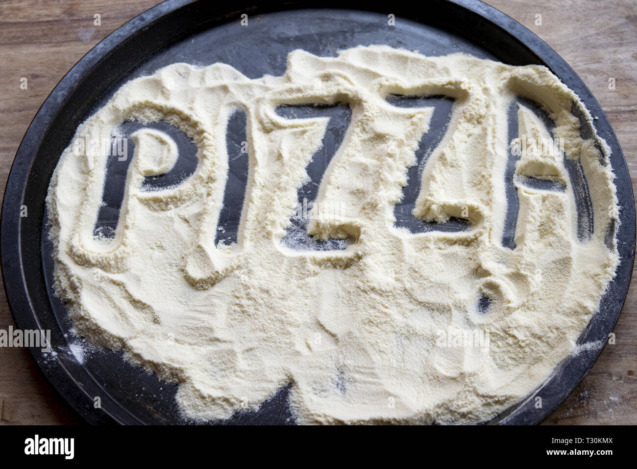 Writing in flour hi-res stock photography and images - Alamy