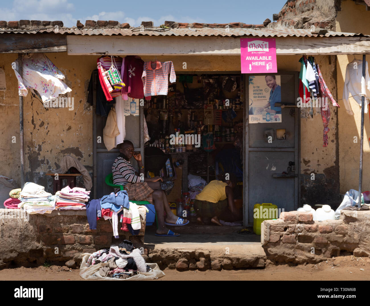 Shop in Kotido Uganda Stock Photo - Alamy