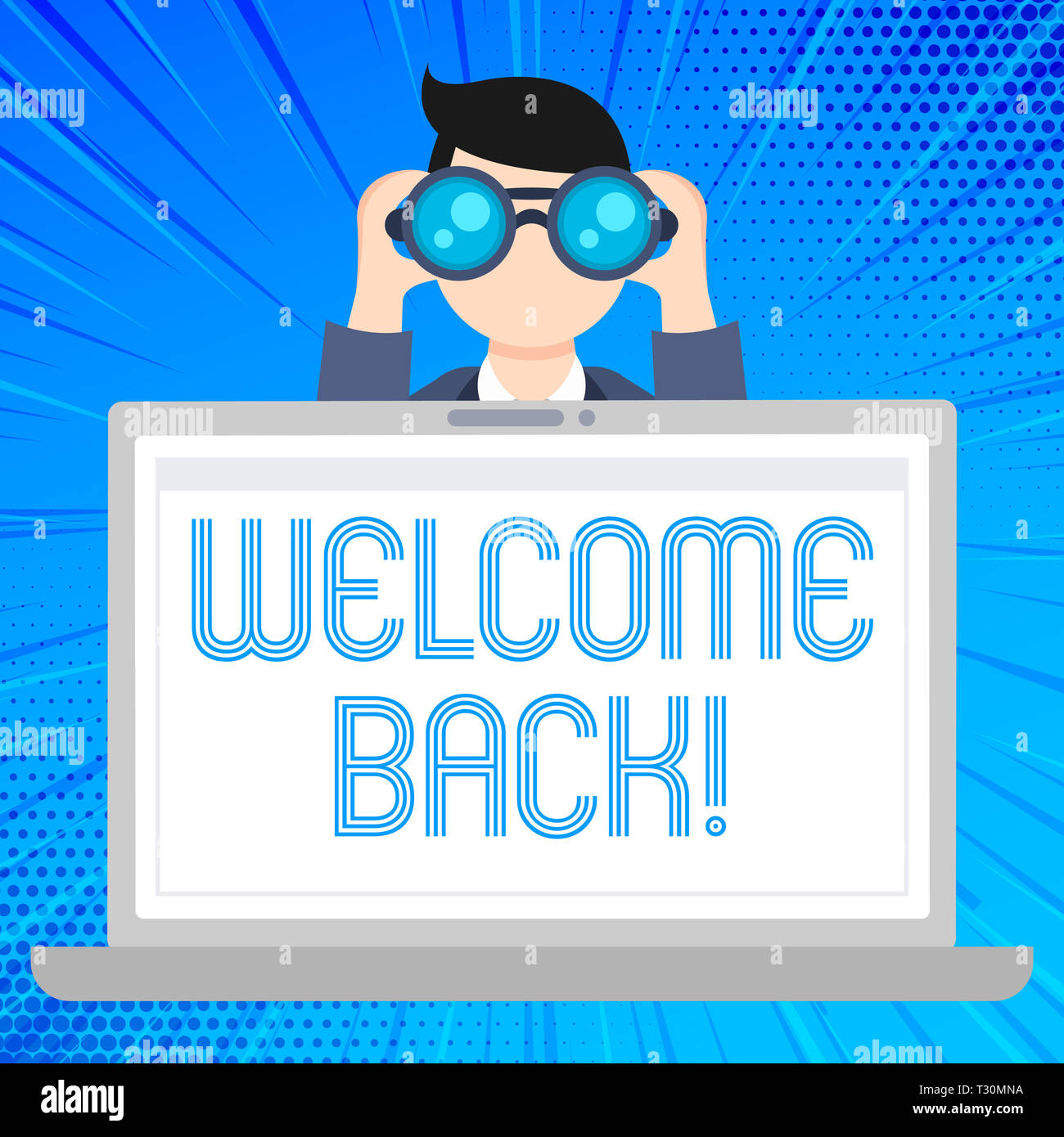 Writing note showing Welcome Back. Business concept for used to greet ...
