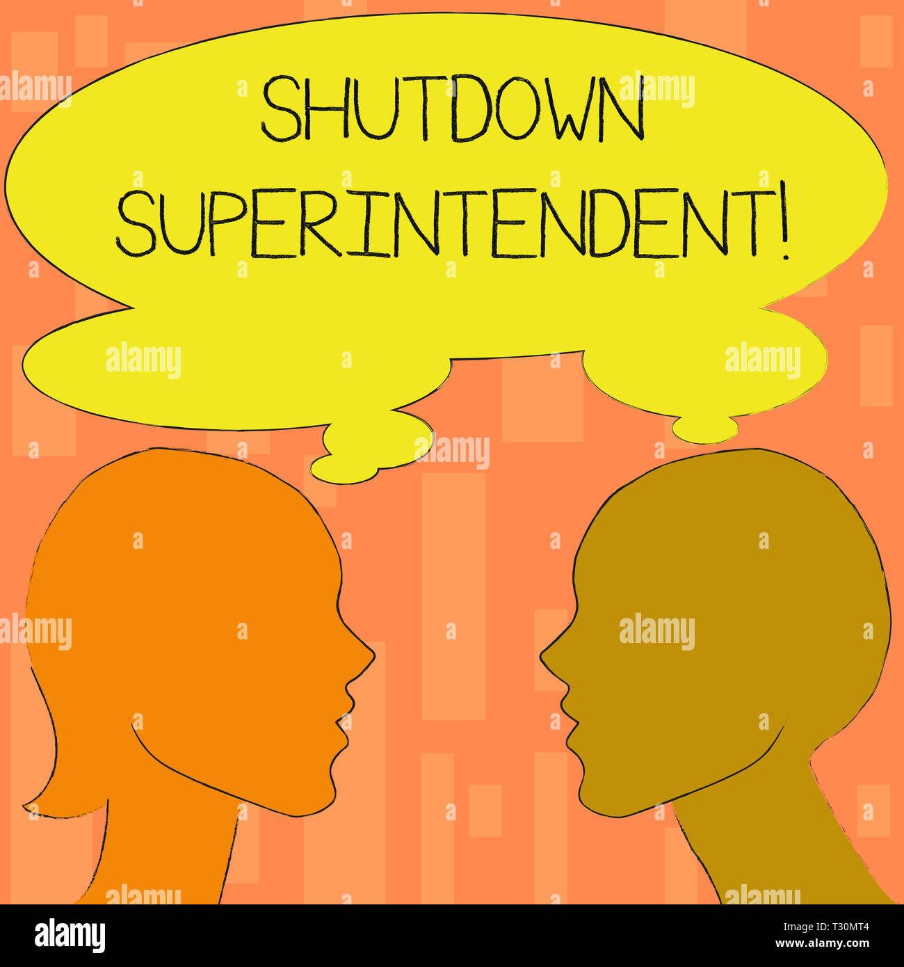 Word writing text Shutdown Superintendent. Business photo showcasing ...